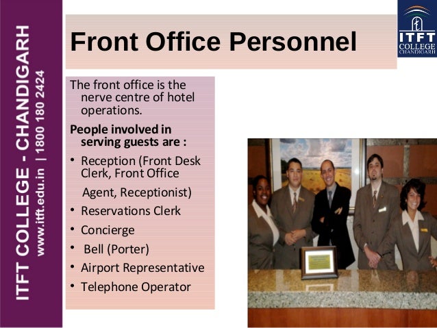 ITFT - front office introduction