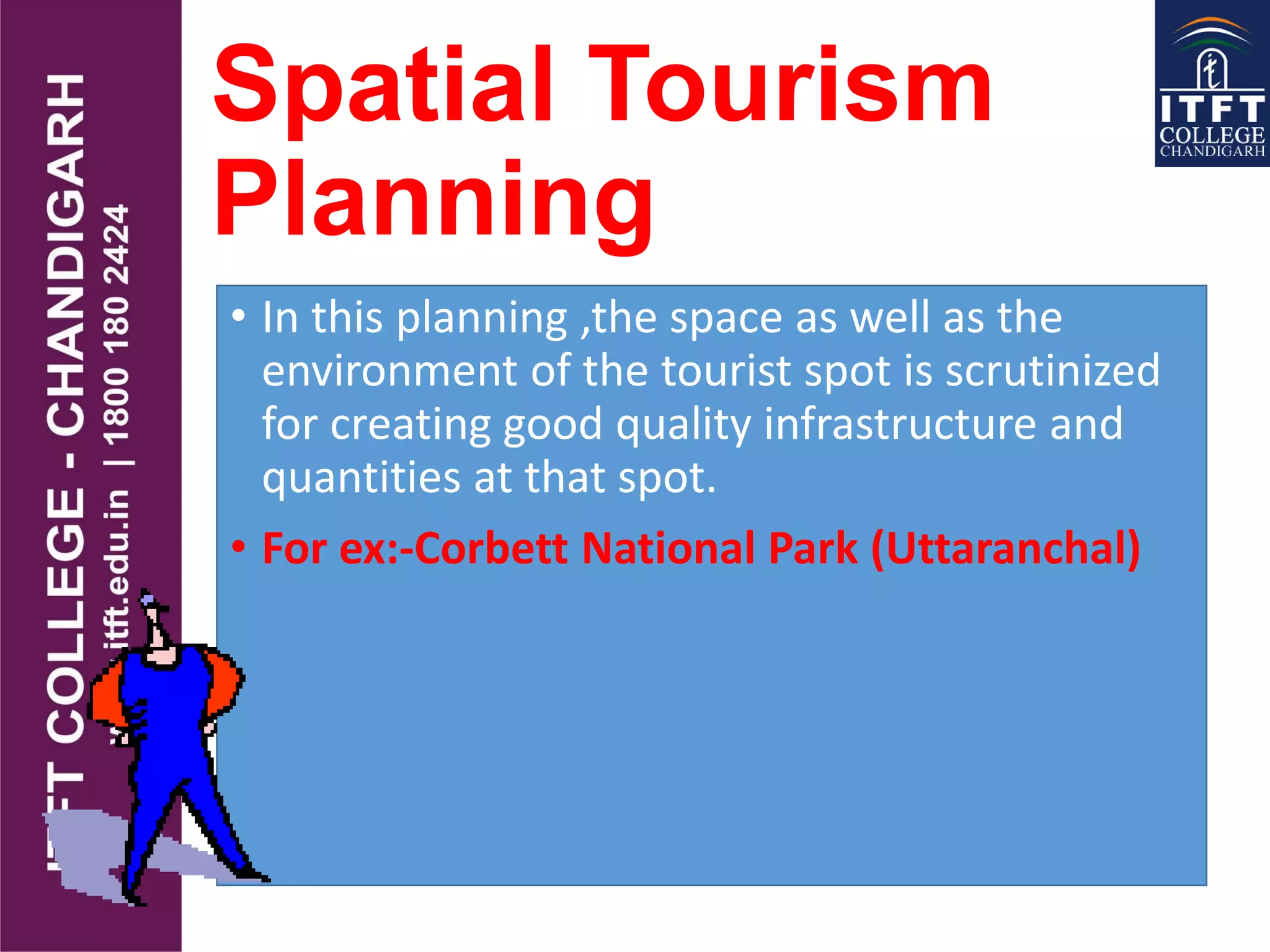 ITFT -Types Of Tourism Planning | PDF
