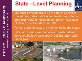 ITFT -Types Of Tourism Planning | PDF