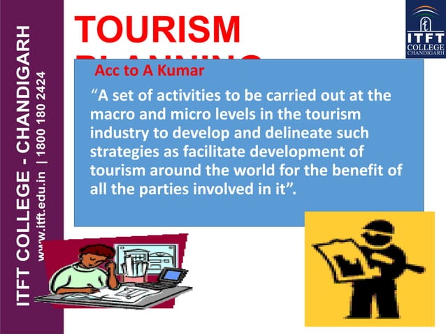 ITFT -Types Of Tourism Planning | PDF | Developmental Sites | Real Estate