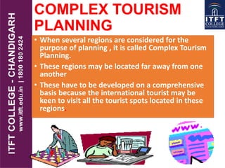 ITFT -Types Of Tourism Planning | PDF