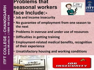 Itft -Seasonal Character Of Touirism | PDF