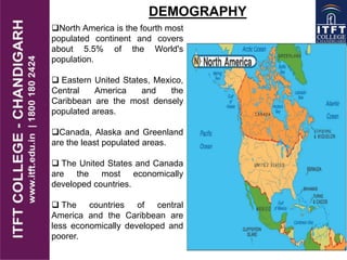 ITFT- america physical Features | PPT