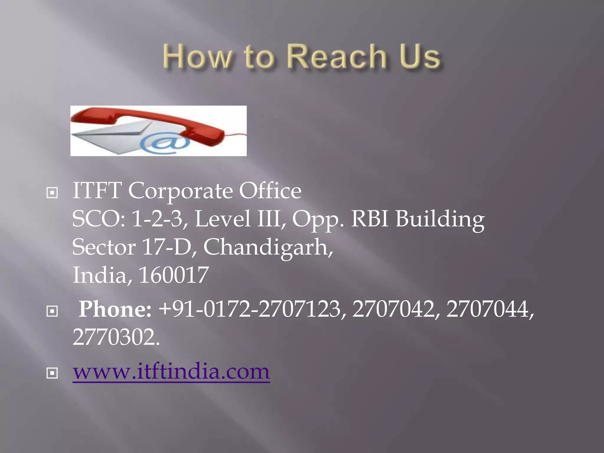 Itft college chandigarh | PPT