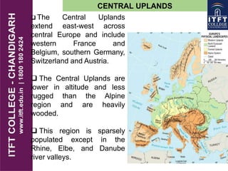 ITFT- europe physical features.. | PPTX