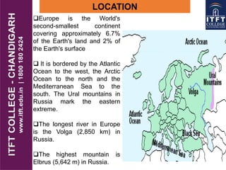 ITFT- europe physical features.. | PPTX