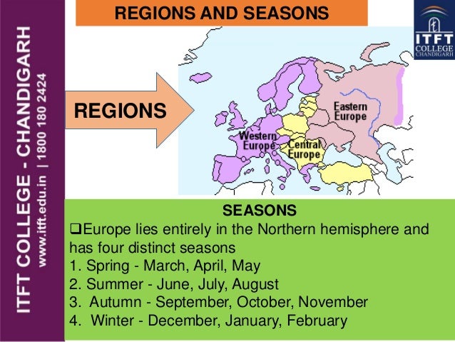 ITFT- europe physical features..