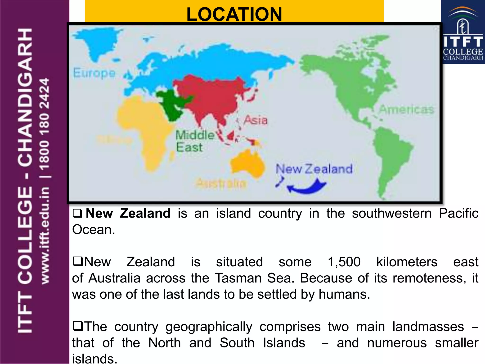 Itft new zealand physical features | PPTX