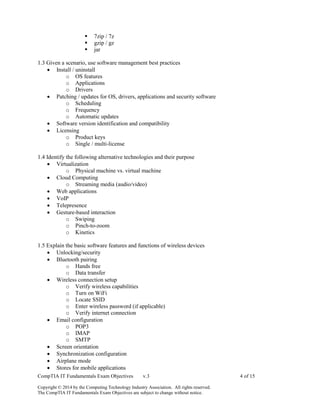 It fundamentals | PDF | Operating Systems | Computer Software and ...