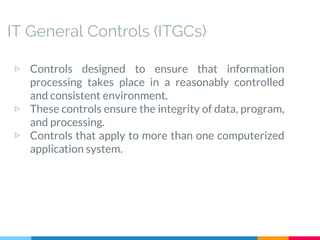 IT General Controls | PPTX