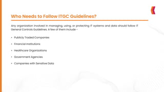 IT General Controls (ITGC) - A Brief Overview | PDF