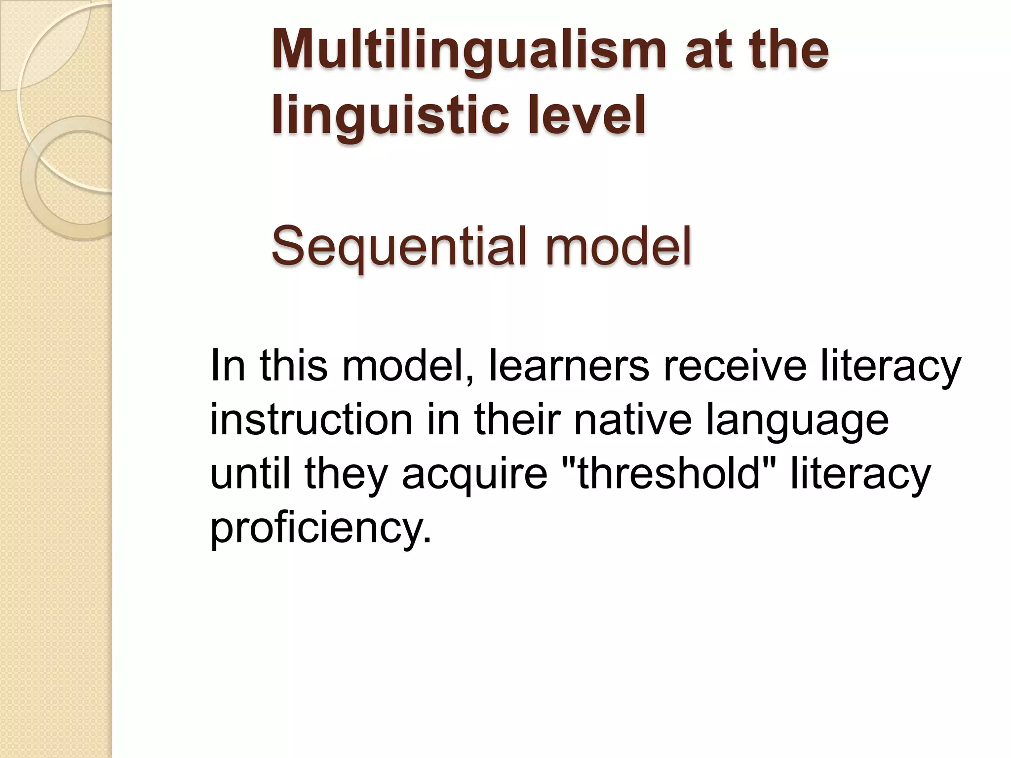 Multilingualism | PPTX