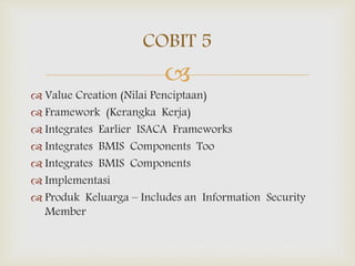 IT Governance Cobit | PPTX