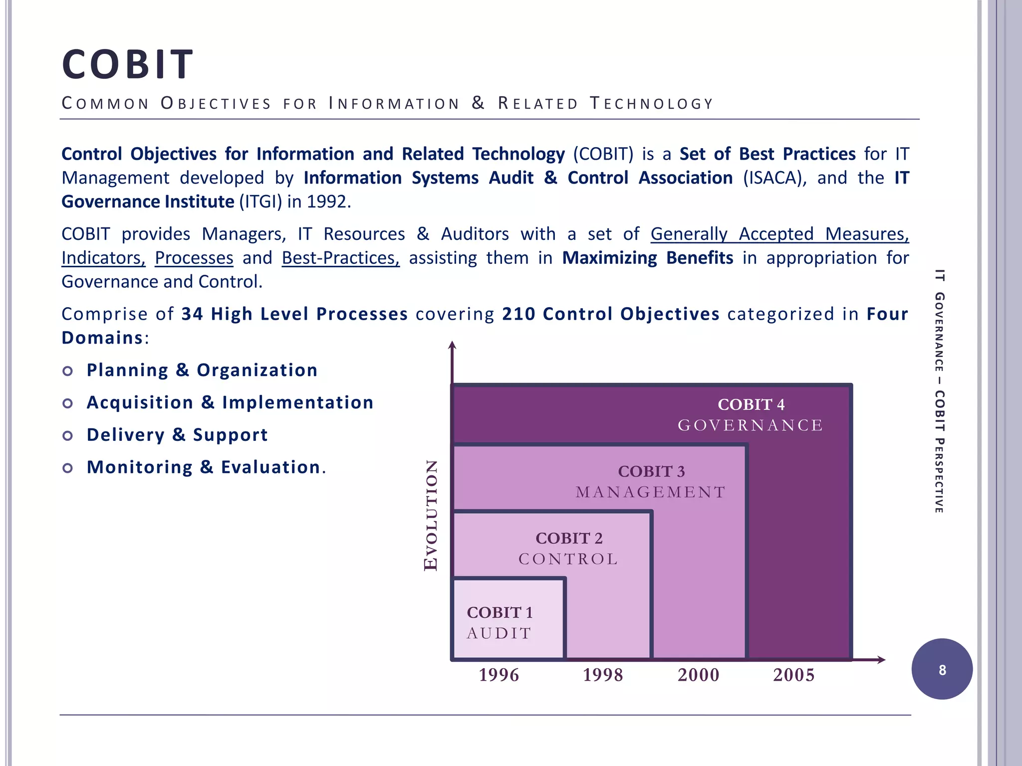 IT Governance - COBIT Perspective | PPSX | IT and Internet Support ...