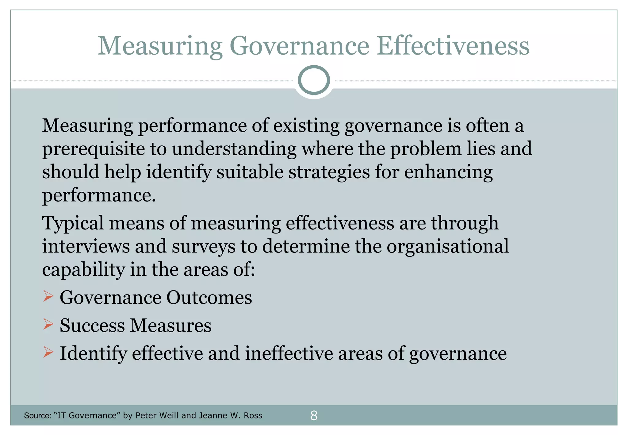 IT Governance Introduction | PPT