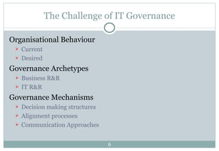 IT Governance Introduction | PPT