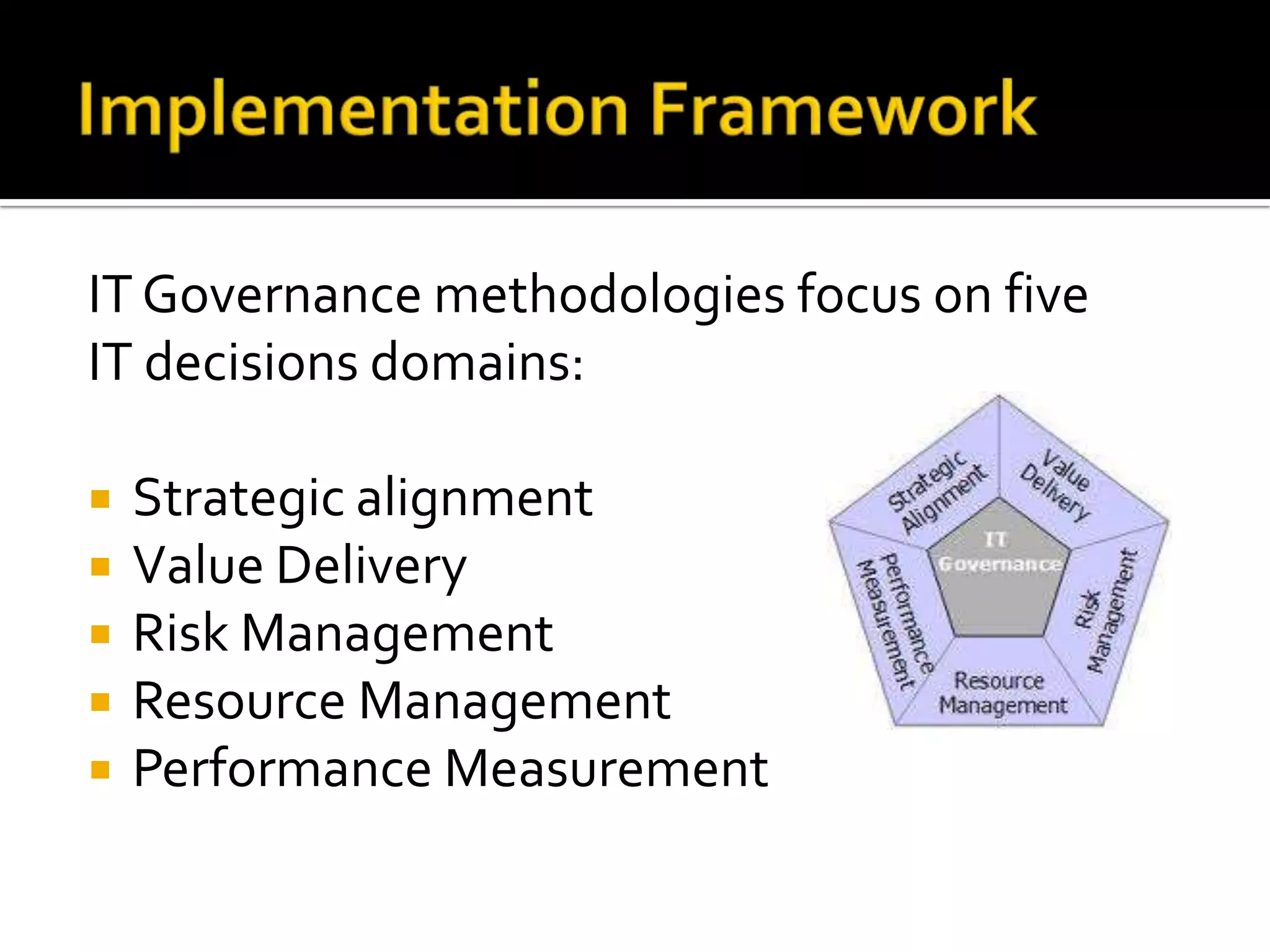 IT Governance Presentation | PPTX
