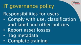 IT Governance Roles and Data Governance - Hernan Huwyler | PPT