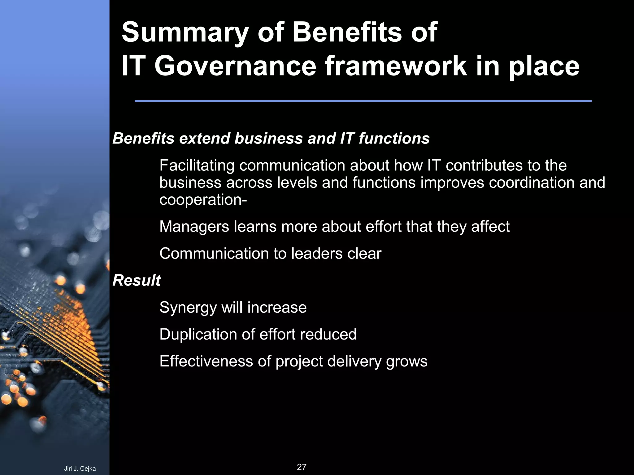 Understanding IT Governance and Risk Management | PPT