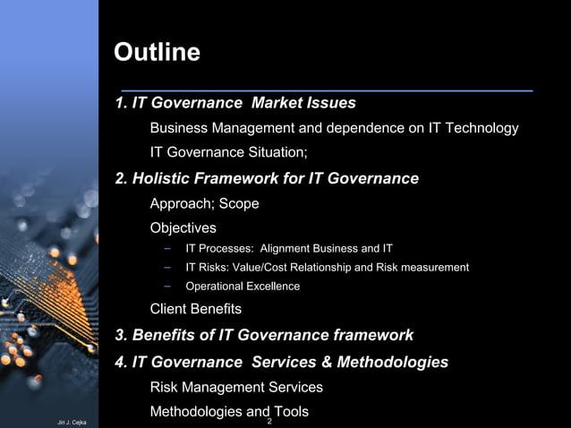 Understanding IT Governance and Risk Management | PPT