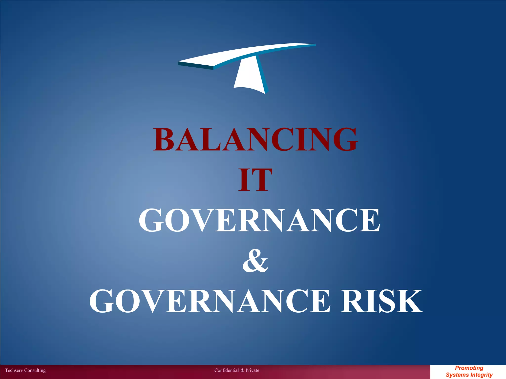 IT Governance Assessment / Audit - Product Solution | PDF