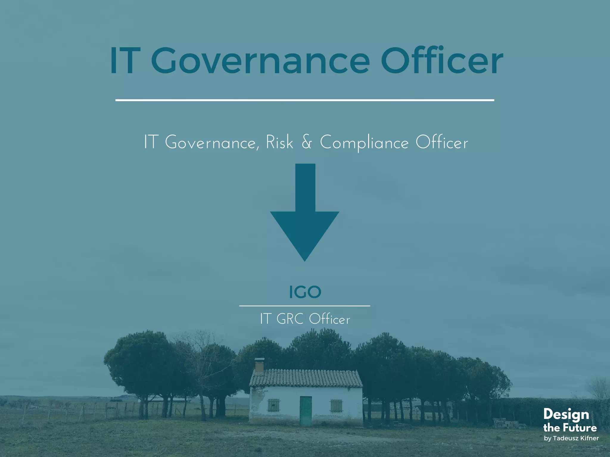 IT GRC Officer Manifesto by Design the Future Tadeusz Kifner | PPT