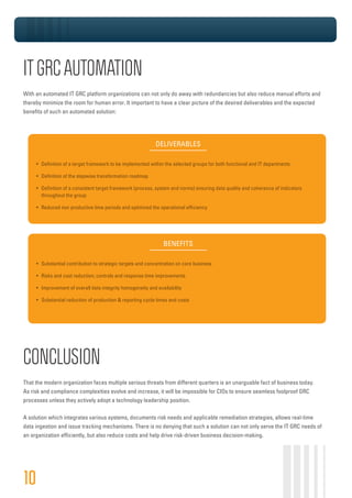 Maclear’s IT GRC Tools – Key Issues and Trends | PDF | Business ...