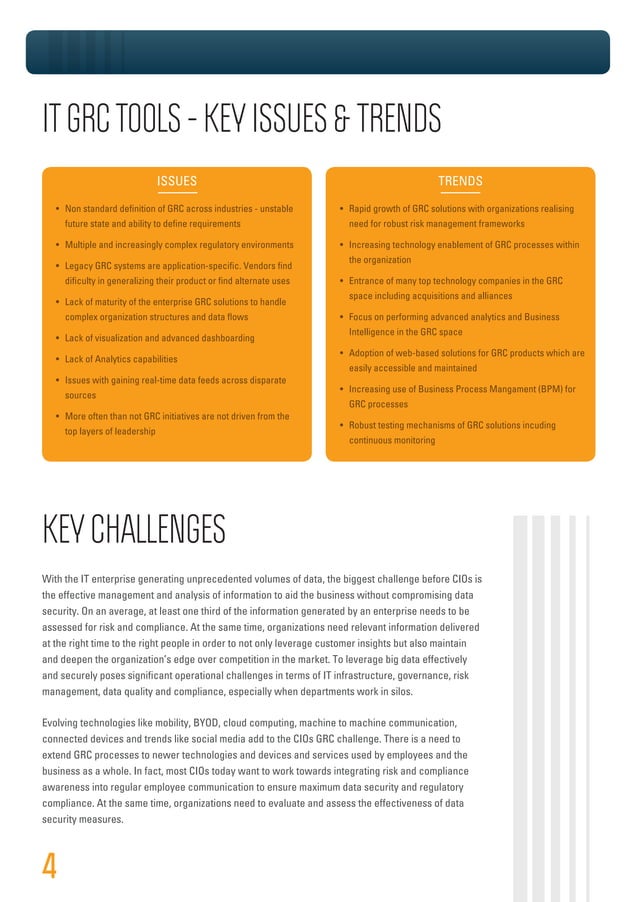 Maclear’s IT GRC Tools – Key Issues and Trends | PDF | Business | Business and Finance