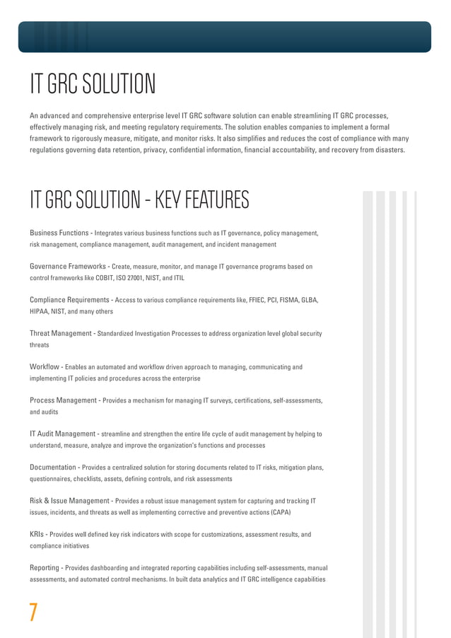 Maclear’s IT GRC Tools – Key Issues and Trends | PDF | Business | Business and Finance