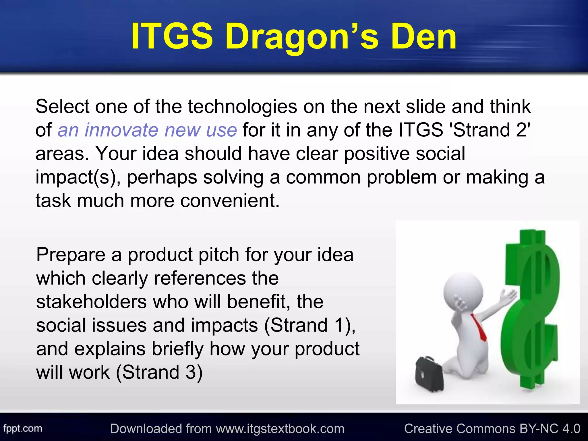 ITGS Dragon's Den | PPT