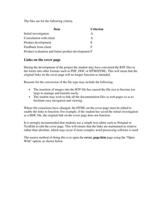 Itgs internal assessment guide project | PDF | Educational Assessment ...