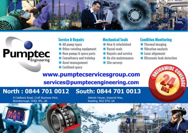 Pumptec engineering call out card 2015 | PDF