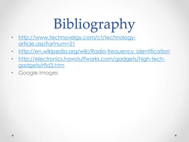 Itgs rfid presentation | PPT