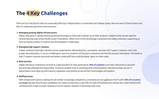 Higher Education Cheat Sheet - 4 Challenges Facing IT & How to Overcome ...