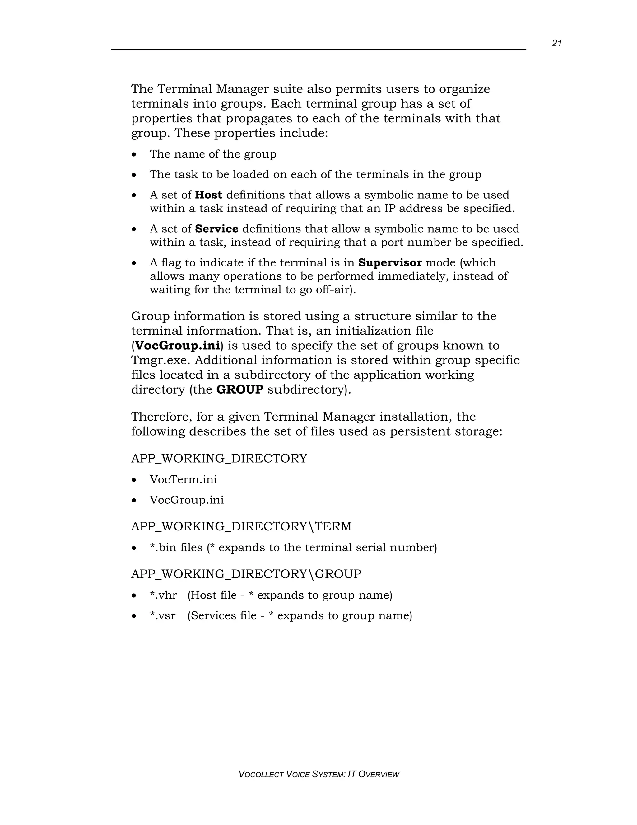 IT guide for Vocollect Voice Systems | PDF