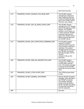 IT guide for Vocollect Voice Systems | PDF