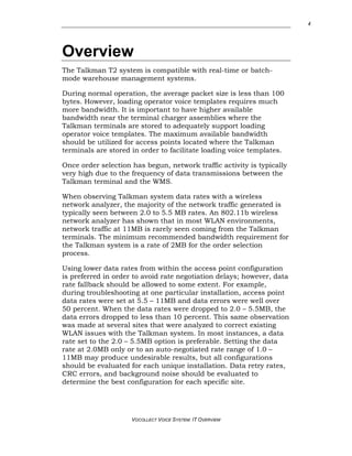 IT guide for Vocollect Voice Systems | PDF