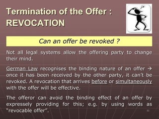 I The Formation Of Business Contracts | PPS