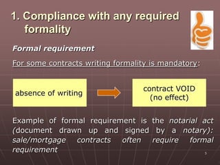 I The Formation Of Business Contracts | PPS