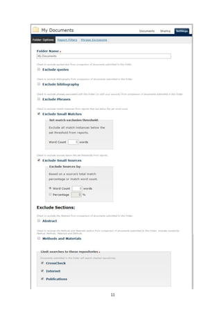 iThenticate Guide (English) by UNIST Library | PDF