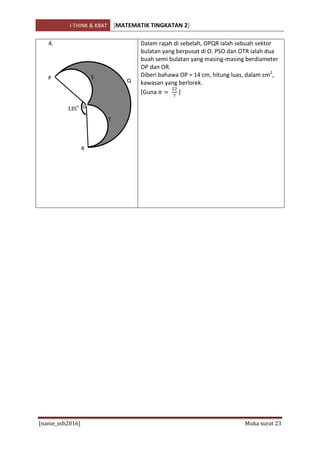 Latihan Ithink and kbat math form 2 | PDF