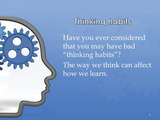 I think habits of mind | PPT