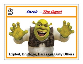 Shrek, Moral & Lessons | PDF