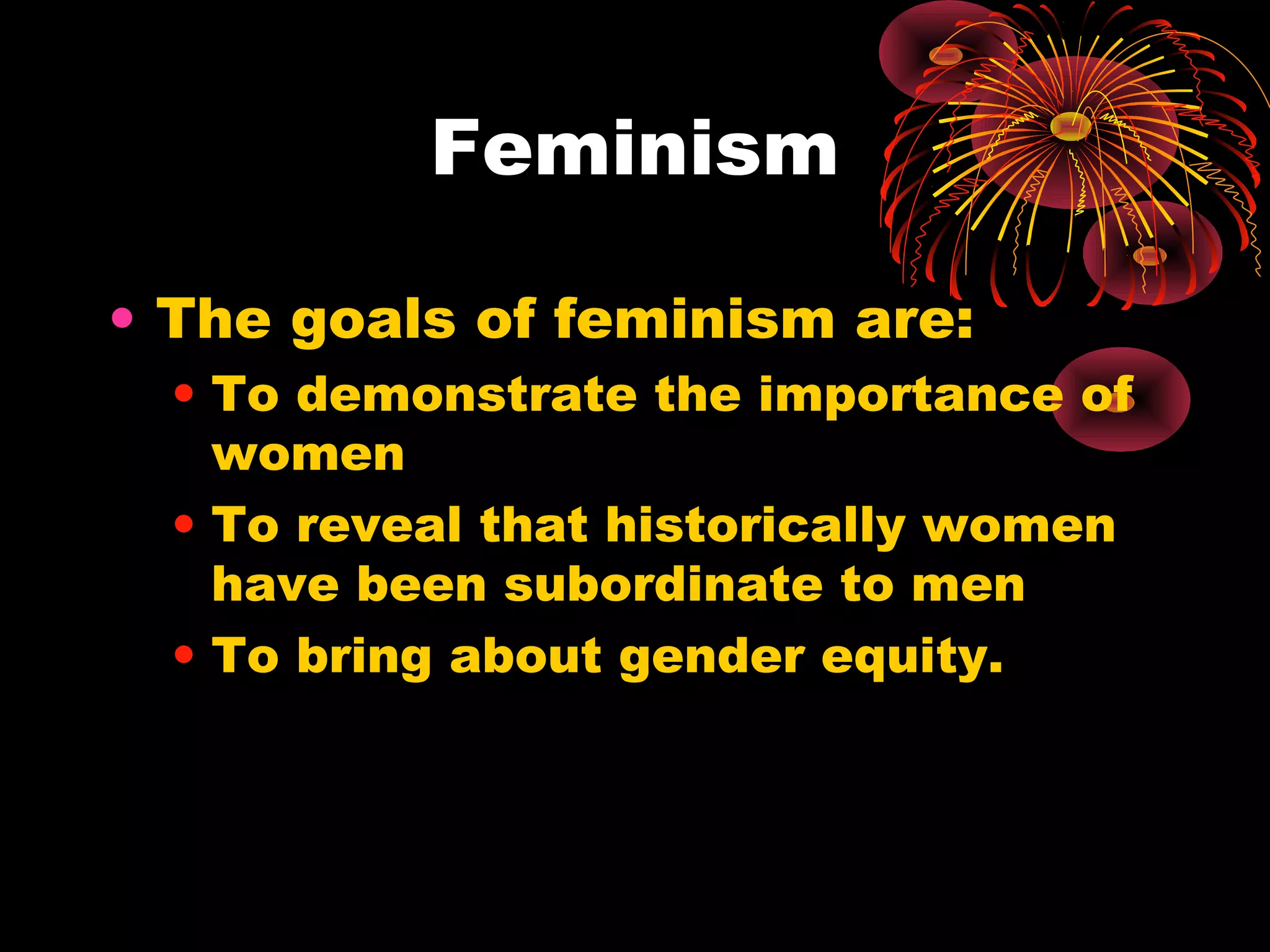 feminism theory | PPT