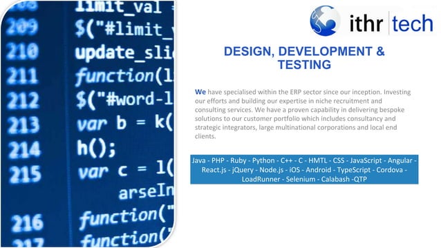 ITHR Tech PowerPoint | PPT