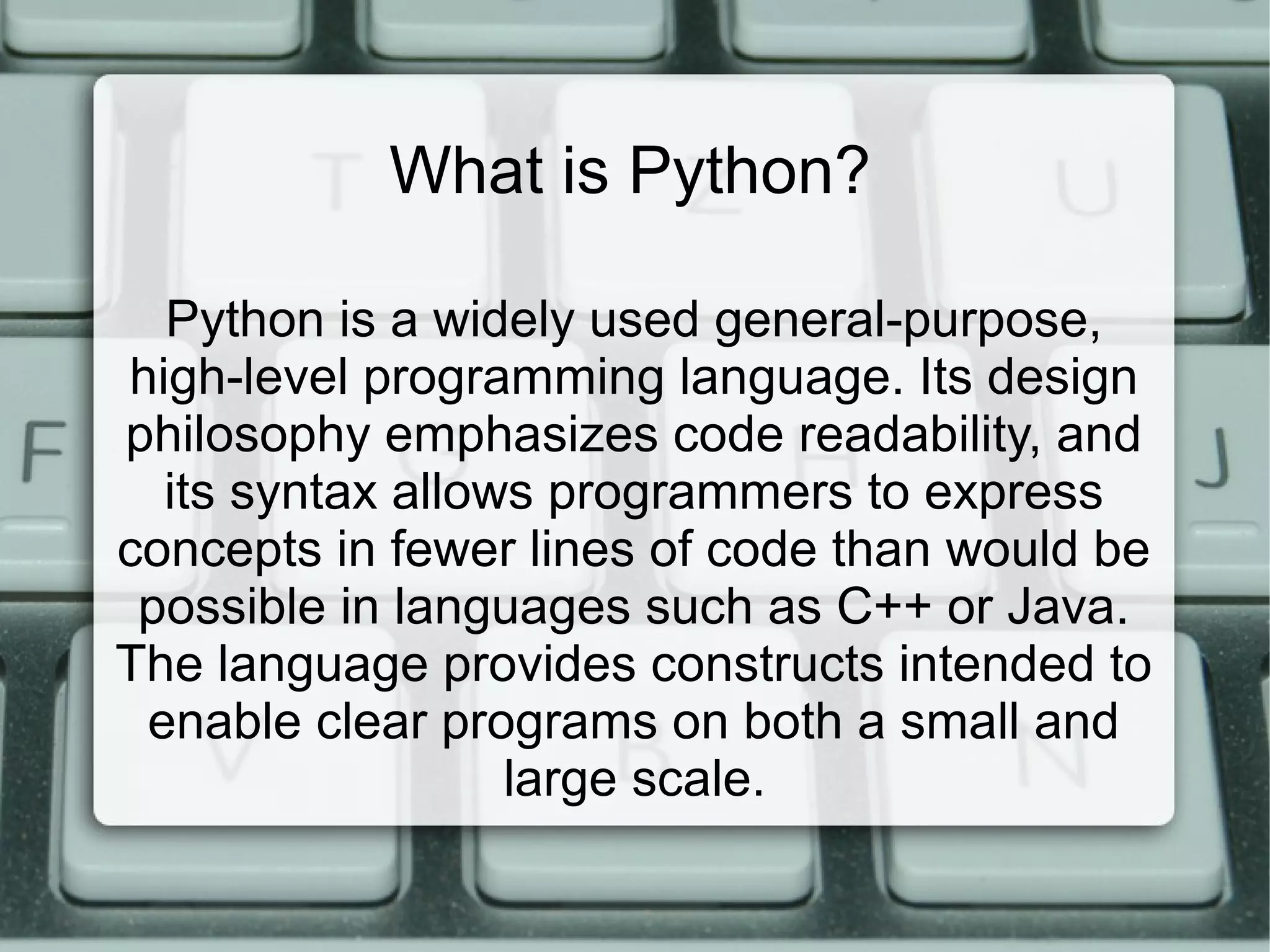Python Games | ODP