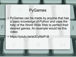 Python Games | ODP