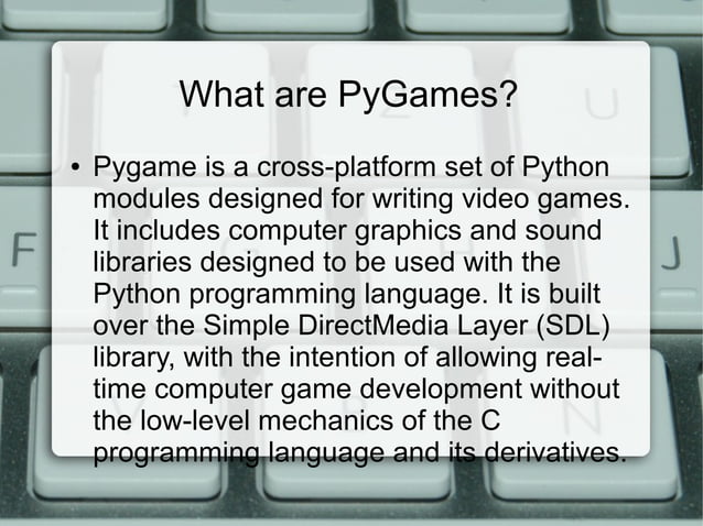 Python Games | ODP | Programming Languages | Computing