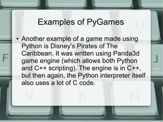 Python Games | ODP