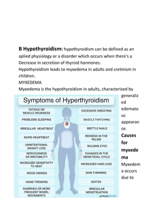 Ithyroid gland, functions and clinical correlation .doc